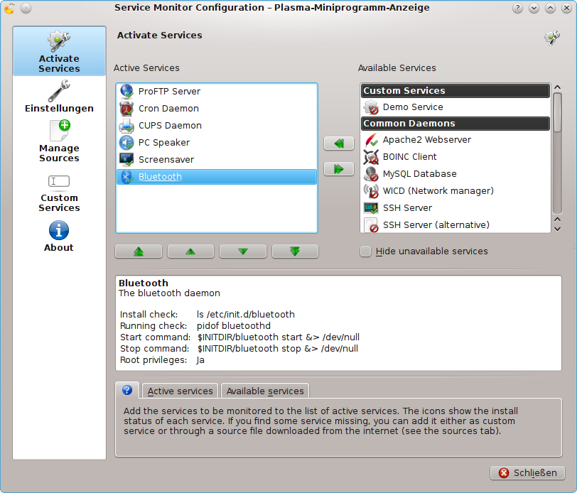 GitHub - mbleichner/service-monitor: KDE widget, distribution ...