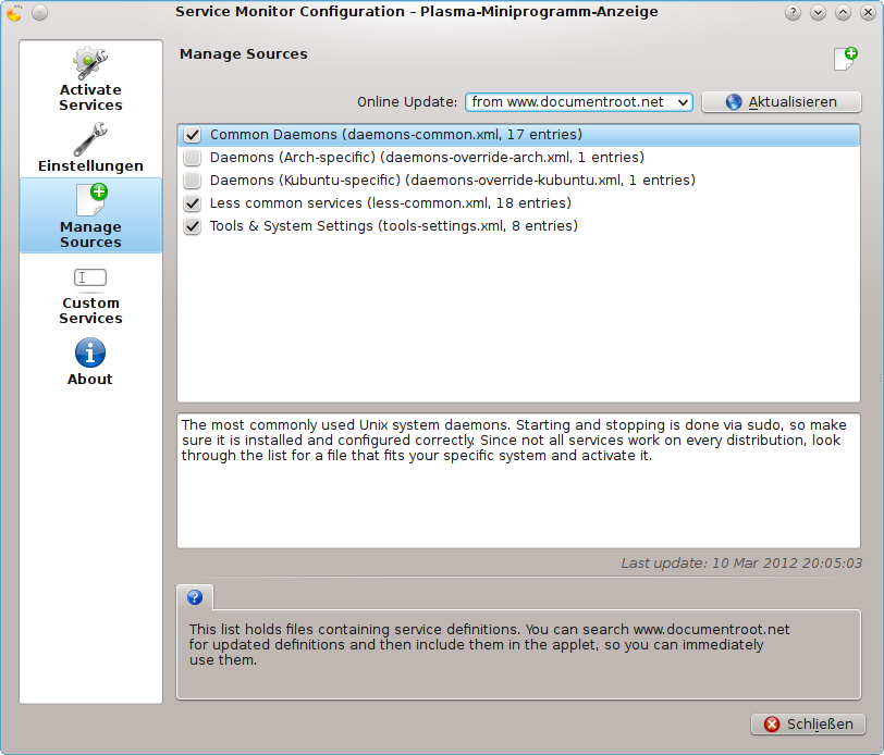 GitHub - mbleichner/service-monitor: KDE widget, distribution ...